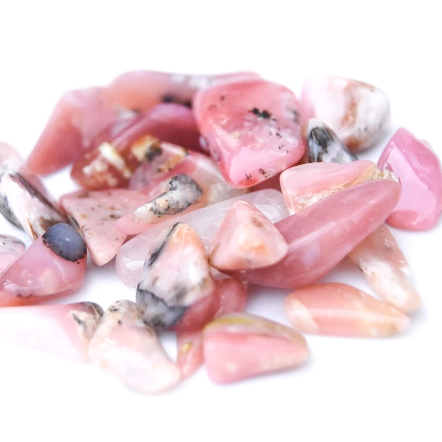 Collier or Opale Rose et Tourmaline | Univers Minéral®